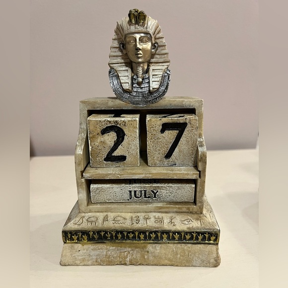 Office | King Tut Block Calendar | Poshmark